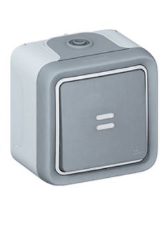 Legrand 10 A Weatherproof Switch With Neon 1 Gang 2 Way Plexo IP55 UAE ...