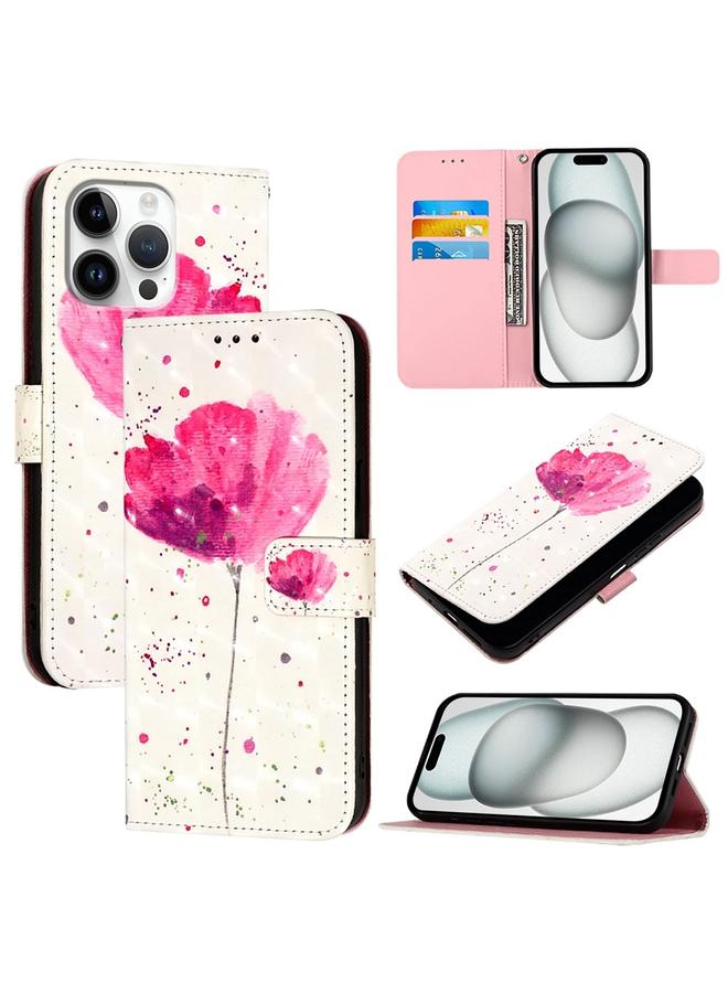 The Bros Case For iPhone 16 Pro Max 3D Painting Horizontal Flip Leather ...