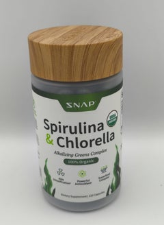 SNAP SUPPLEMENTS Spirulina & Chlorella Alkalizing Greens Complex 100 % ...