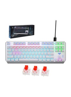 AULA AULA F3087 Mechanical Gaming Keyboard with RGB Rainbow Backlit ...