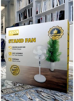 Denx Pedestal fan with oscillating function, white KSA | Riyadh, Jeddah
