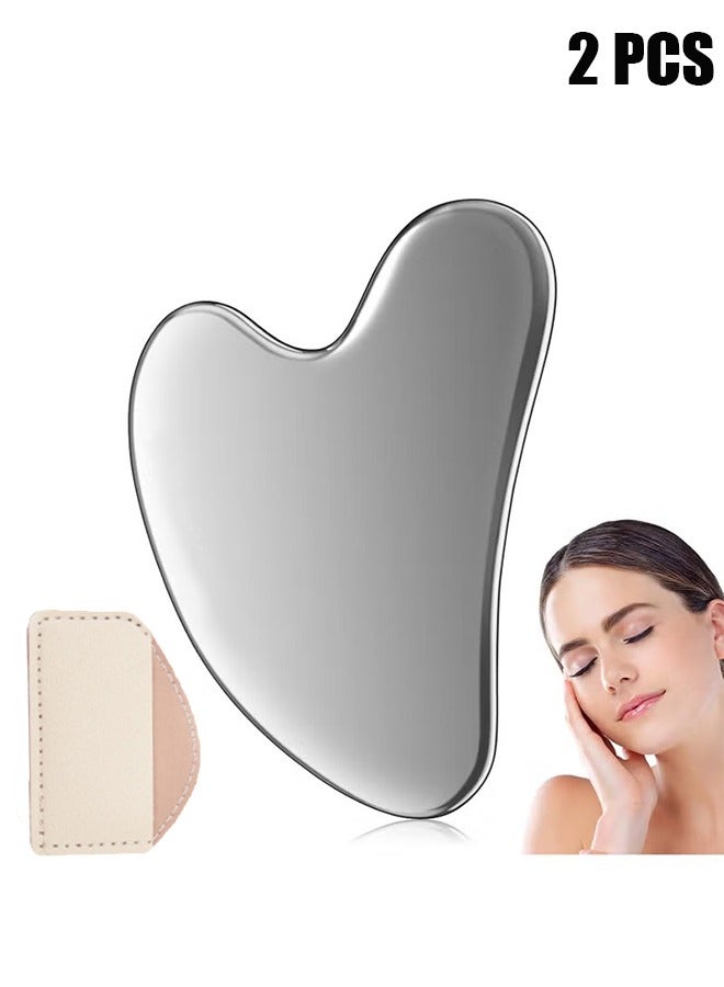 Generic Gua Sha Facial Tool, Stainless Steel GuaSha Face Lift Massage ...