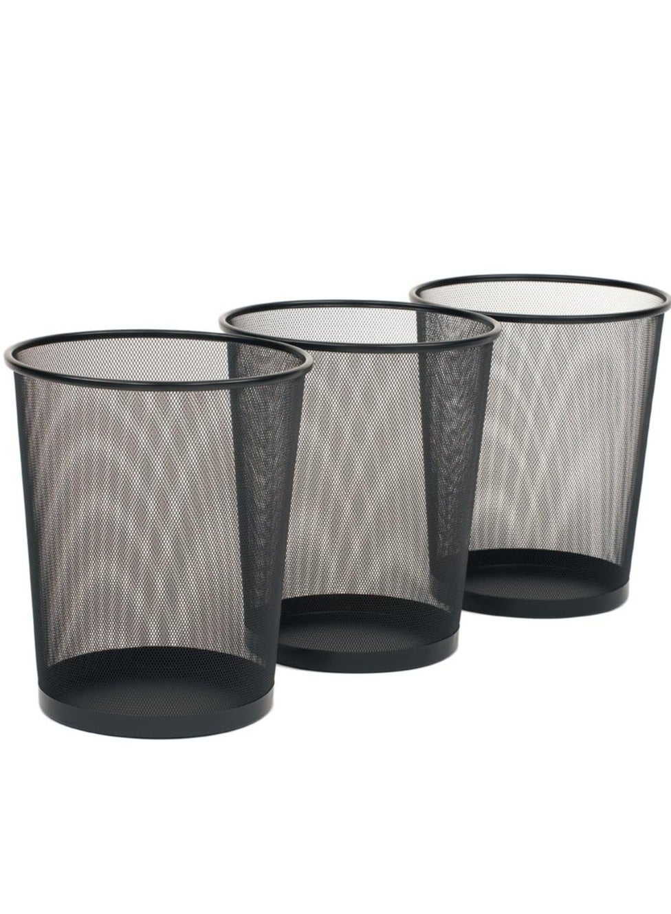 Seville Classics AKDC Small Cylinder Trash Can for Home or Office, 6 ...