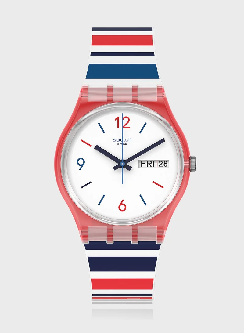 Swatch Sea Barcode Analog Watch for Women | Best Price KSA