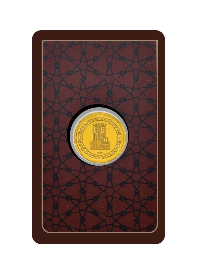 RIZAN JEWELLERY Rizan Jewellery 2g Gold Coin 24 Karat 999.9 Flower ...