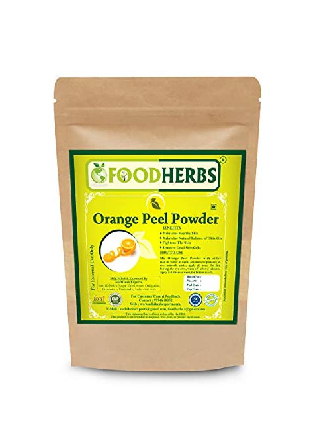 Foodherbs Orange Peel Powder 200 GMS | Best Price UAE | Dubai, Abu Dhabi