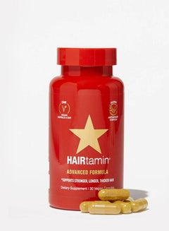 HAIRTAMIN Hair Advanced Formula Dietary Supplement 30 Capsules UAE ...