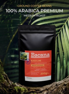 BACANA Bacana Black Line Brazil - Medium Roast Ground Coffee - Notes of ...