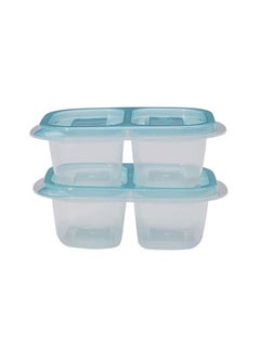 LOCK & LOCK L&L Ez Lock Pastel Rectangle Container 260ml 2-Piece Set ...