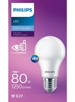 Philips 11-80W E27 A60 Ess Gen5 LED Bulb Daylight 6500K KSA | Riyadh ...