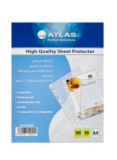 ATLAS 100-Piece Reinforcement Punched Pocket 80 Micron Thickness | Best ...