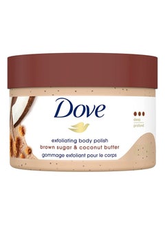 Dove Dove Scrub Brown Sugar & Coconut Butter For Silky Smooth Skin Body ...