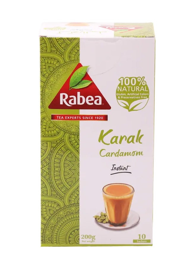 Rabea tea Cardamom Karak Tea 3 In 1 10 Sachets (200g) | Best Price KSA ...