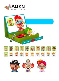 WAOKN Social Emotional Learning Toy Funny Faces Games Facial ...