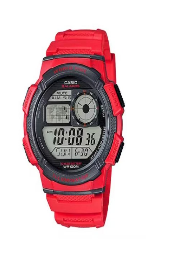 CASIO Casio World Time Digital Stainless Steel Watch | Multi-Time (4 ...