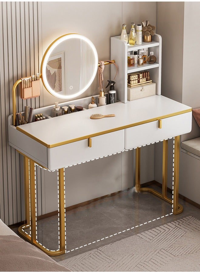 keke Makeup Vanity Table Dressing Table Flip Mirror With Drawers 100 cm ...