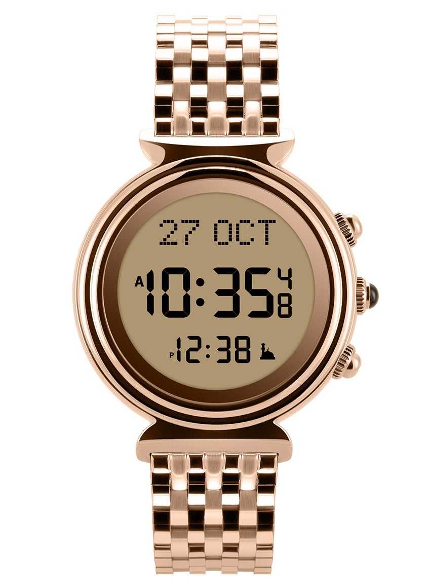 Alfajr Al Fajr Women's Water Resistant Watch with Steel Strap, Model WF ...