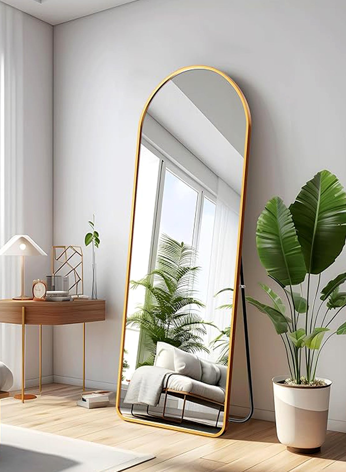 Living Floor Standing Mirror with stand 40*160cm | Best Price KSA ...