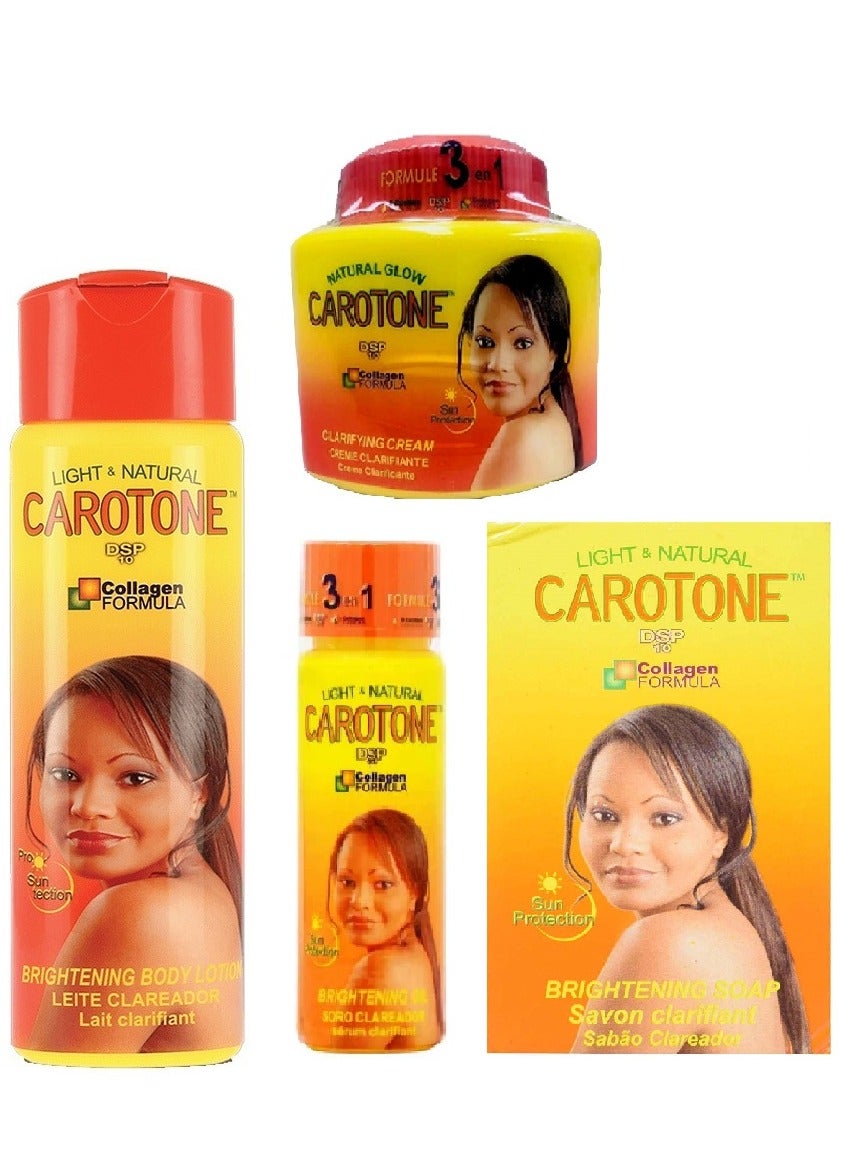 Carotone Collagen Formula Brightening Set 4 Pieces | Best Price KSA ...