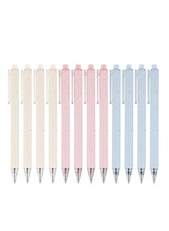 SYOSI Gel Ink Retractable Pens Set, Black Ink 0.5mm medium Point Pen ...