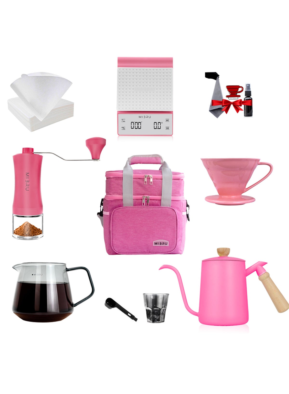 MIBRU V60 Distillation Set Coffee Machines 10 Piece Distilled Coffee ...