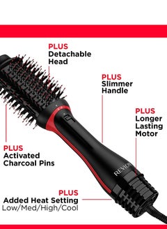Revlon Round brush dryer and styler round brush detachable head smooth ...