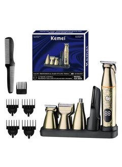 kemel KM-5859 Electric Hair Clipper Barber Trimmer 5In1 Clipper ...