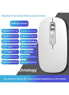 Generic AI Smart Voice Mouse IFLYTEK Bluetooth Wireless Voice Control ...