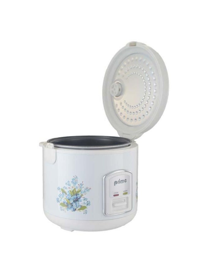 Prime 1L Electric Rice Cooker Wth Steamer Non Stick White | Best Price ...