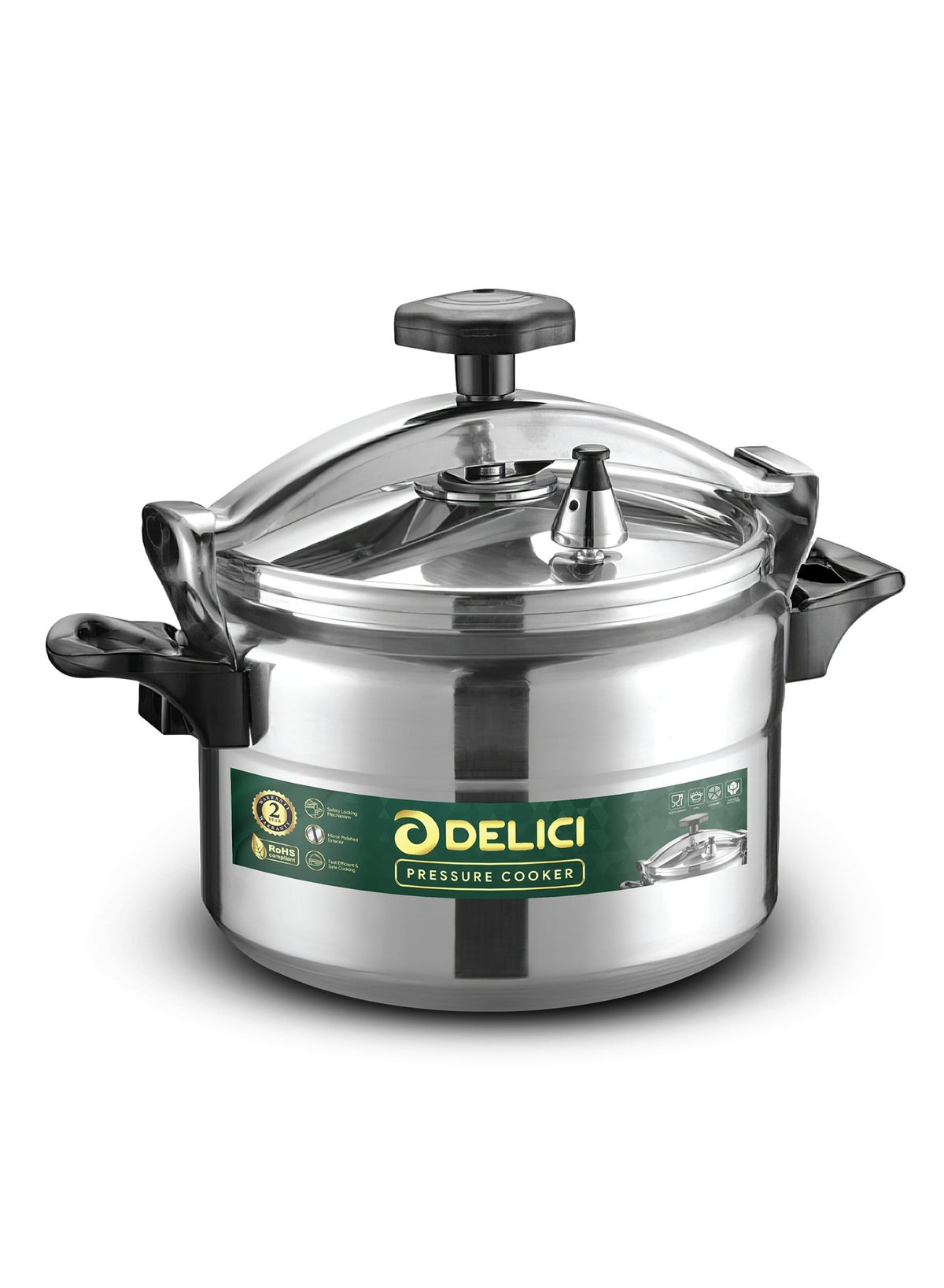 DELICI Aluminum Pressure Cooker 9L (DPC 9A) - Fast, Efficient, and Safe ...