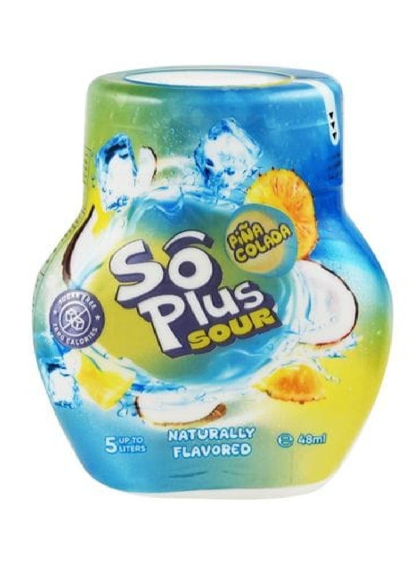 So Plus Sour Pina Colada Liquid Water Enhancer, 48ml | Best Price Egypt ...