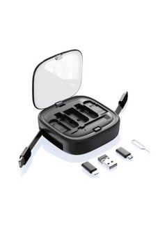 Recci Upgraded 5-in-1 Retractable Multi Charging Cable, USB-C to USB ...