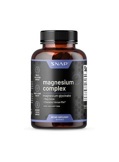 SNAP SUPPLEMENTS Magnesium Complex for Muscle Relaxer, Bone Strength ...