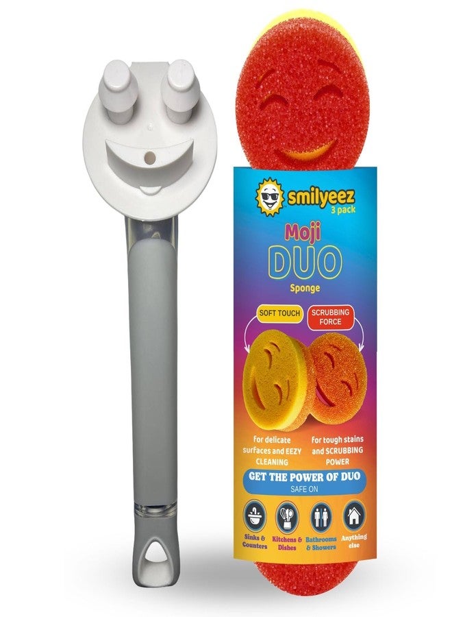 Smilyeez The Original Smiling Handle for Scrub Daddy and Scrub Moji ...