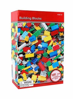 MIXDE 100-Piece Building Blocks Set In 10 Different Colors 6+ Years ...