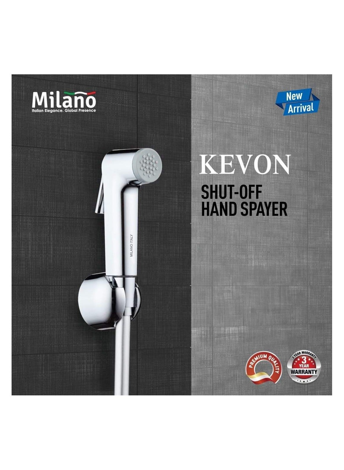 milano Kevon Shattaf Set Handheld Bidet Sprayer With Hose For Toilets ...