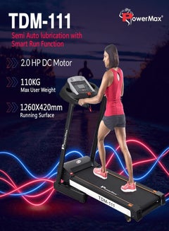 PowerMax Fitness PowerMax Fitness TDM-111 (4HP Peak) Motorized ...