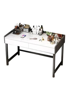 تسوق Sharpdo وMarble Texture Desk Desk With Double Drawers 80*40*80cm ...