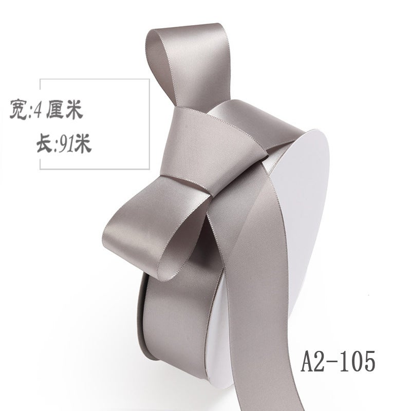 Generic 4Cm Polyester With Bow Diy Satin Ribbon Bouquet Cake Fruit Gift ...