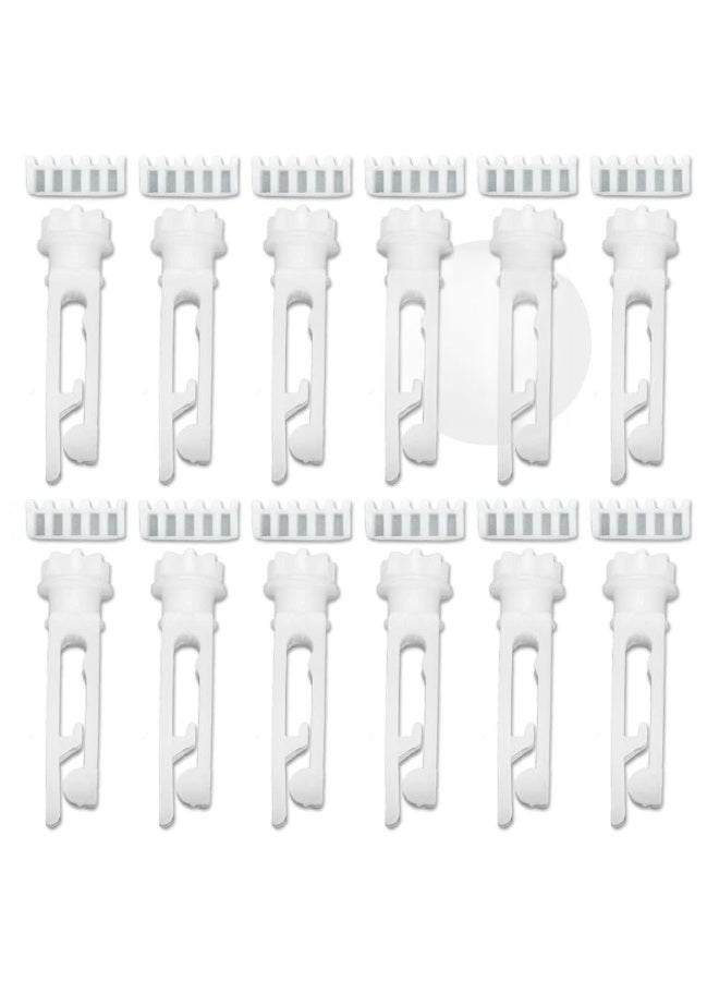 Beauenty 12 Pcs Vertical Window Blind Stem and Gear for Vanes Carrier ...