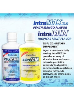 NBGRLVS DRUCKER LABS - intraMAX 2.0 (32 Ounces / 946 Milliliters, Peach ...