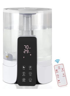 Flvzog Humidifiers 6L Air Humidifier for Bedroom Large Room,Quiet Sleep ...