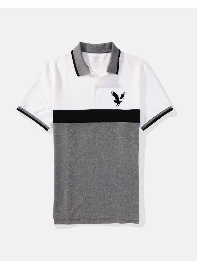 American Eagle Colorblock Logo Polo Shirt | Best Price UAE | Dubai, Abu ...