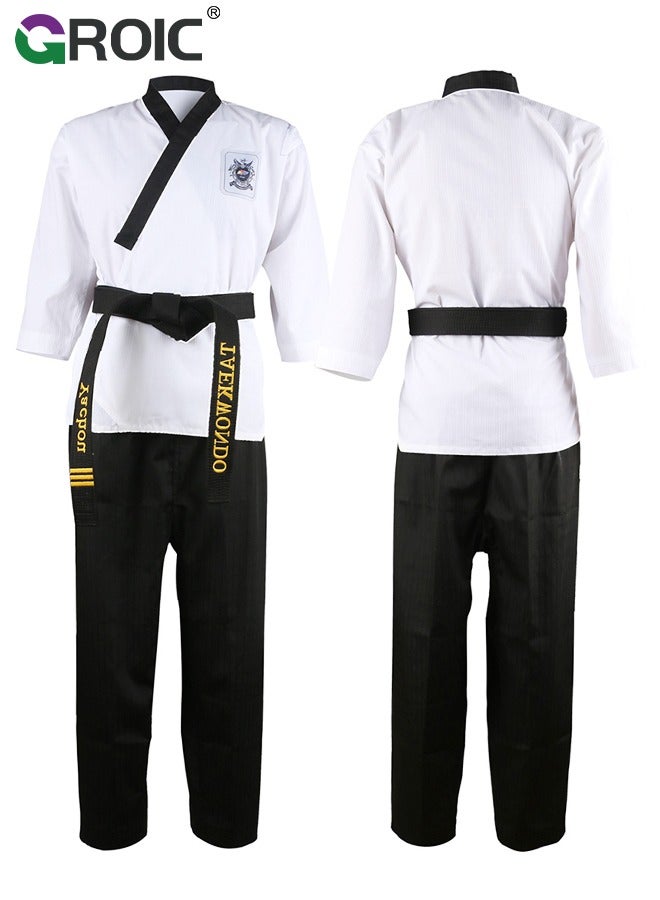 GROIC Taekwondo Suit, Karate Uniform Brazilian BJJ Gi Jiu Jitsu Gi for ...