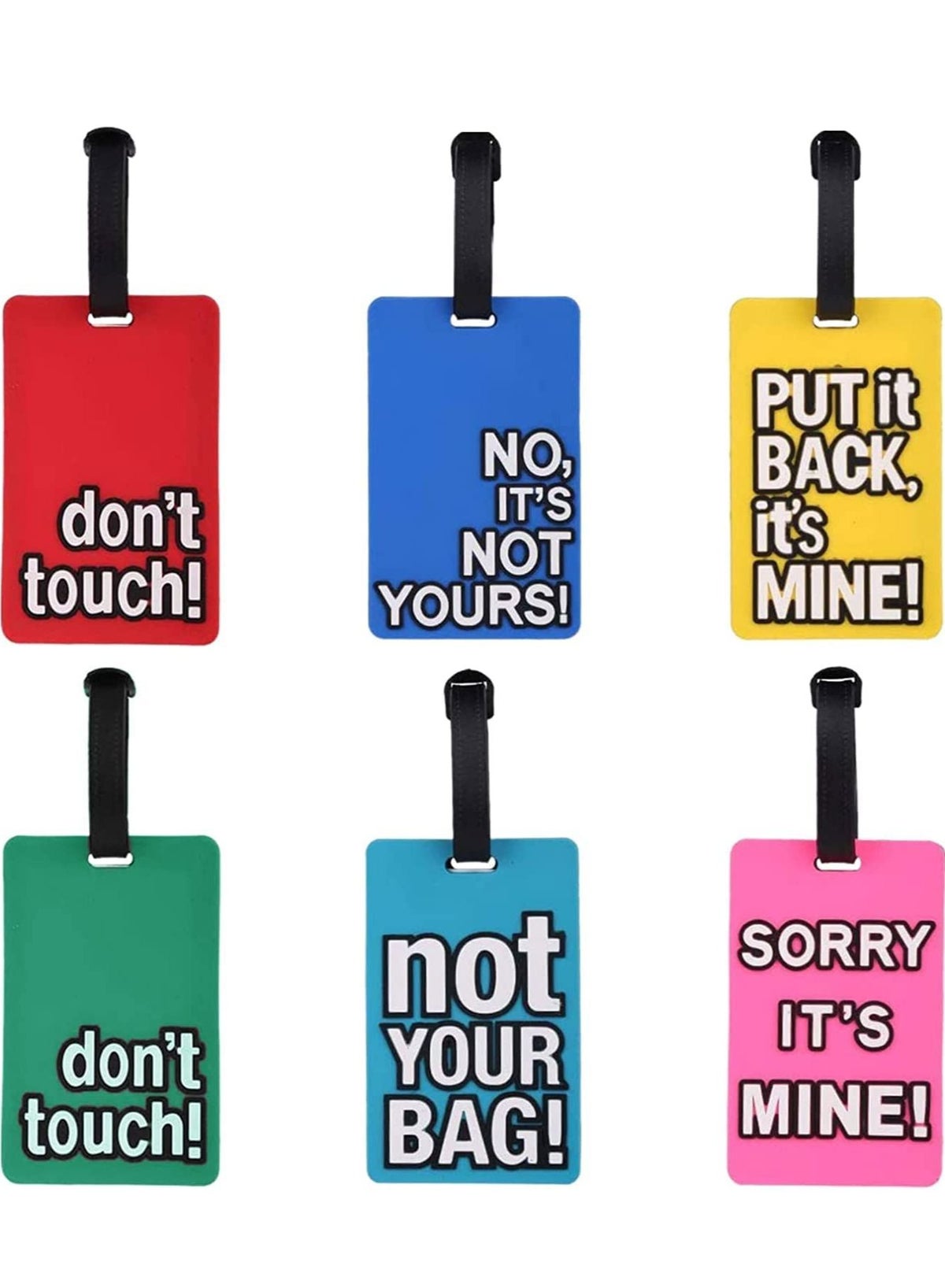 KASTWAVE Luggage Tag with Name ID Card, Personalised Identifier ID ...