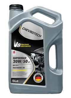 V8 German Lubricants V8 German Lubricants Supermax 20W-50 E7 Multigrade ...