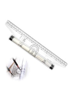 SYOSI 12 Inch Measuring Rolling Ruler Plastic Multifunctional Drawing ...