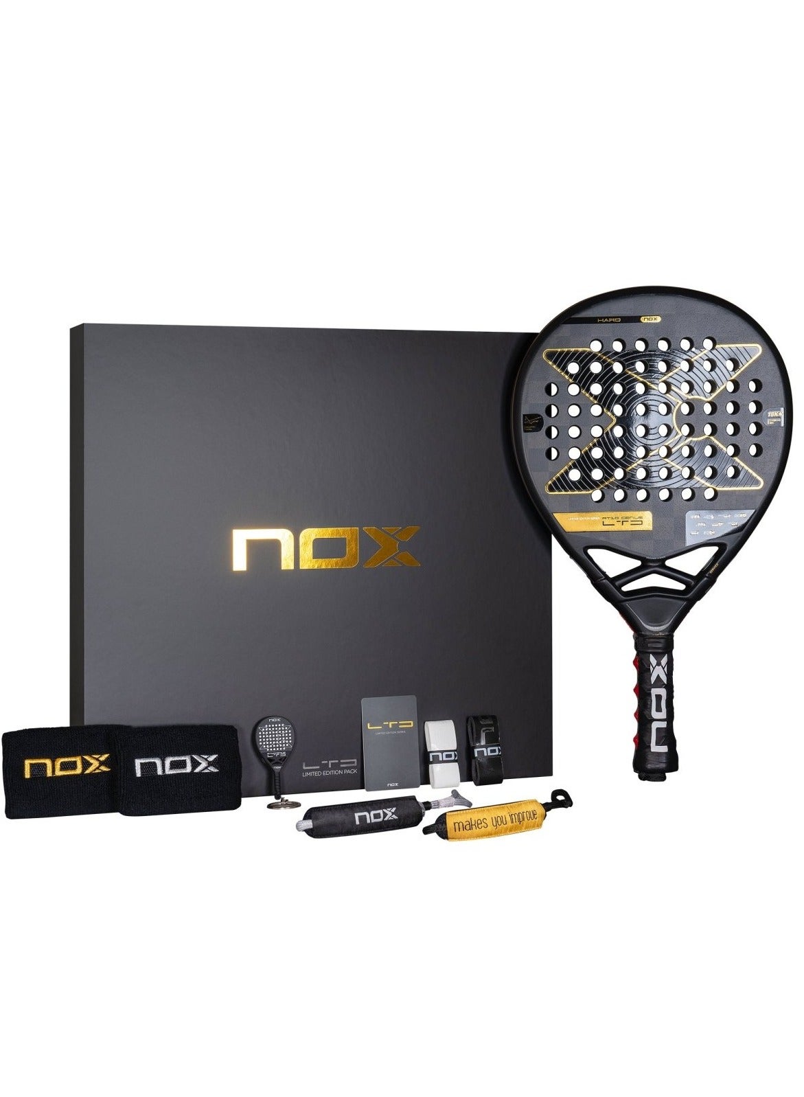 NOX Pack AT10 Genius LTD 2025 Padel Racket - Nox by Agustin Tapia ...
