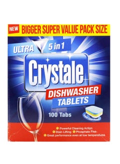 Crystale Crystal Dishwasher Tablets - 100 Tablets UAE | Dubai, Abu Dhabi