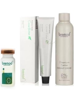 BREMOD Hair color BREMOD COMPLETE SET MILK TEA ASH GREY 100ML WITH ...